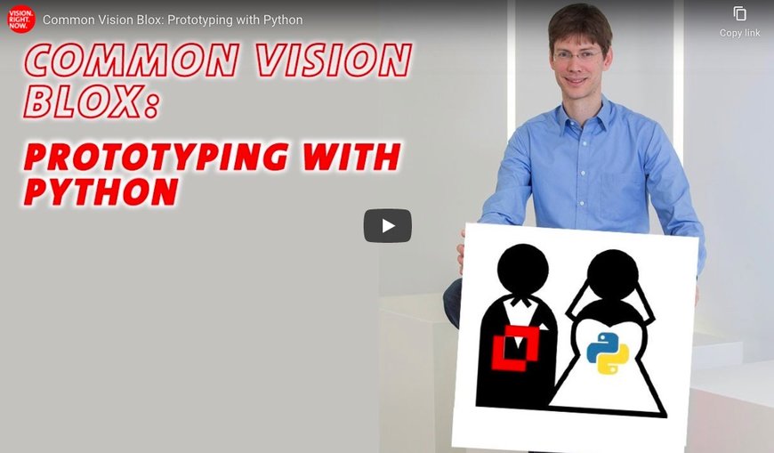 Common Vision Blox Prototyping With Python Industry Asia